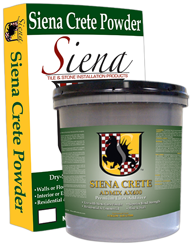 Crete Admix AX400 & Crete Powder - Siena